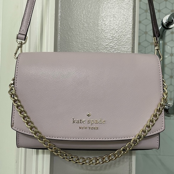 kate spade | Bags | Kate Spade Perry Leather Crossbody In Pale Amethyst ...